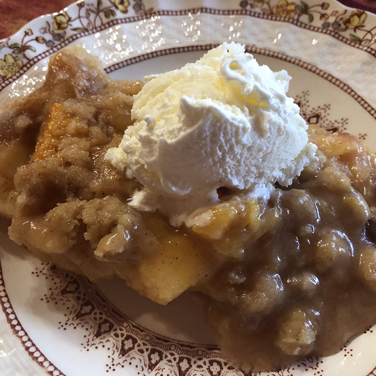 Maple Bourbon Peach Pie with Pecan Streusel – Beloved Recipe Box